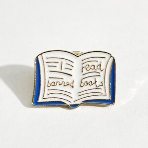 Book Enamel Pin Spell Book Pin Book Lovers Pin Book Club Pin Small ...