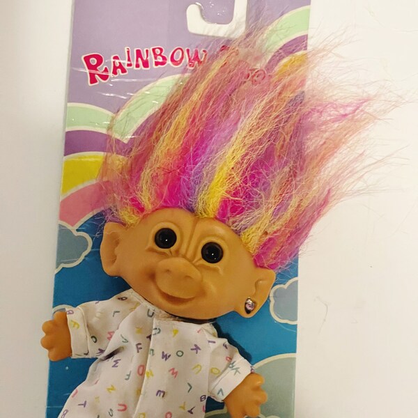 Troll in Pajamas - Etsy