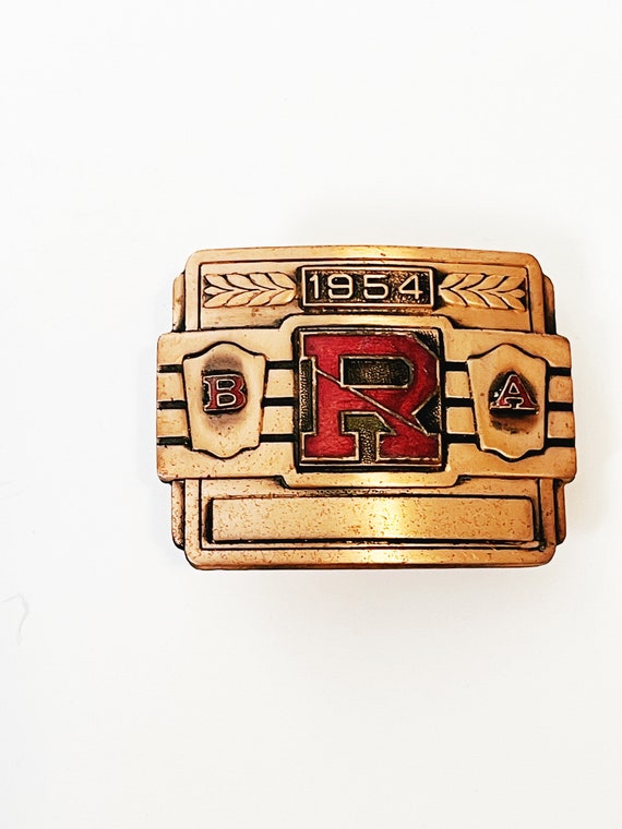 Vintage "r" belt buckle - Gem