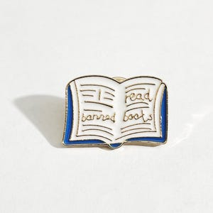Book Enamel Pin Spell Book Pin Book Lovers Pin Book Club Pin Small ...