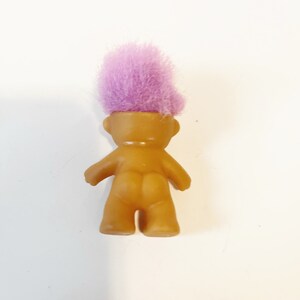 Vintage Russ Troll Miniature Easter Bunny Troll Doll Rabbit Ears Purple ...