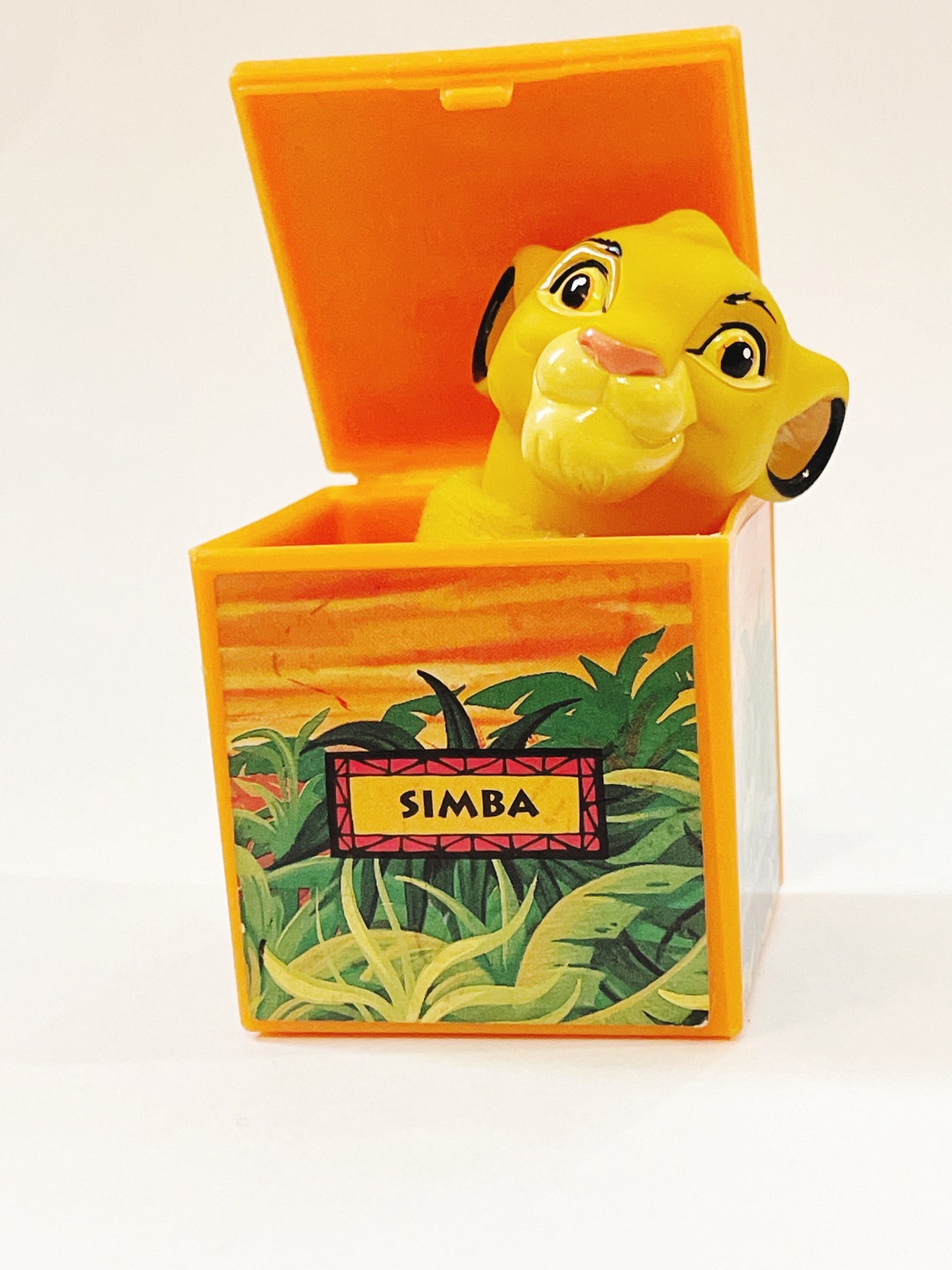 Disney Lion King Simba Finger Puppet Burger King Vintage Happy Meal Toy ...