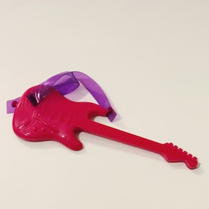 Barbie Doll Rock Star Pink Guitar Barbie Musical Instrument Mattel Toys ...