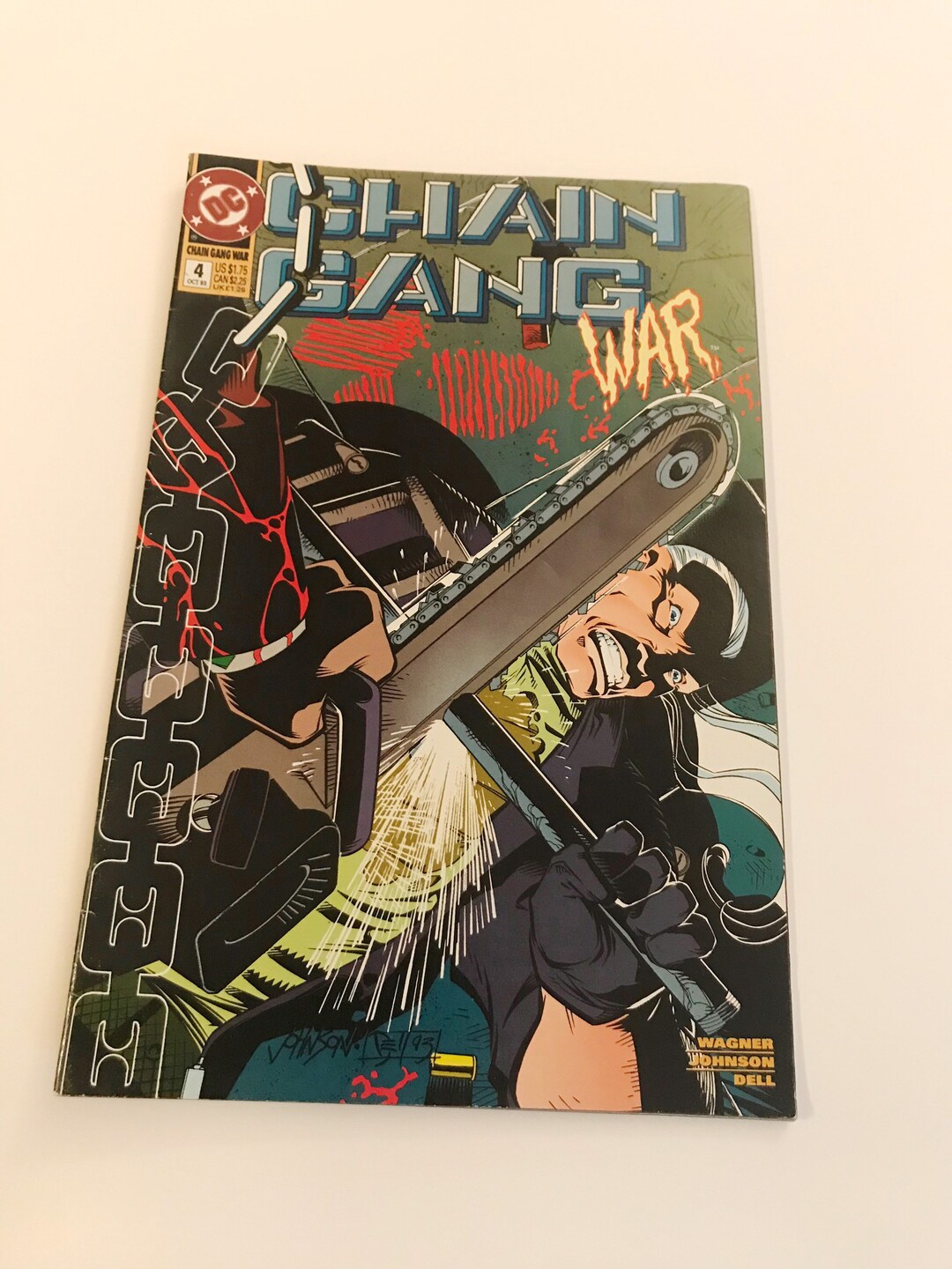 Vintage Chain Gang Comic Book 1993 DC Marvel Chain Gang War #4 Oct 93 ...