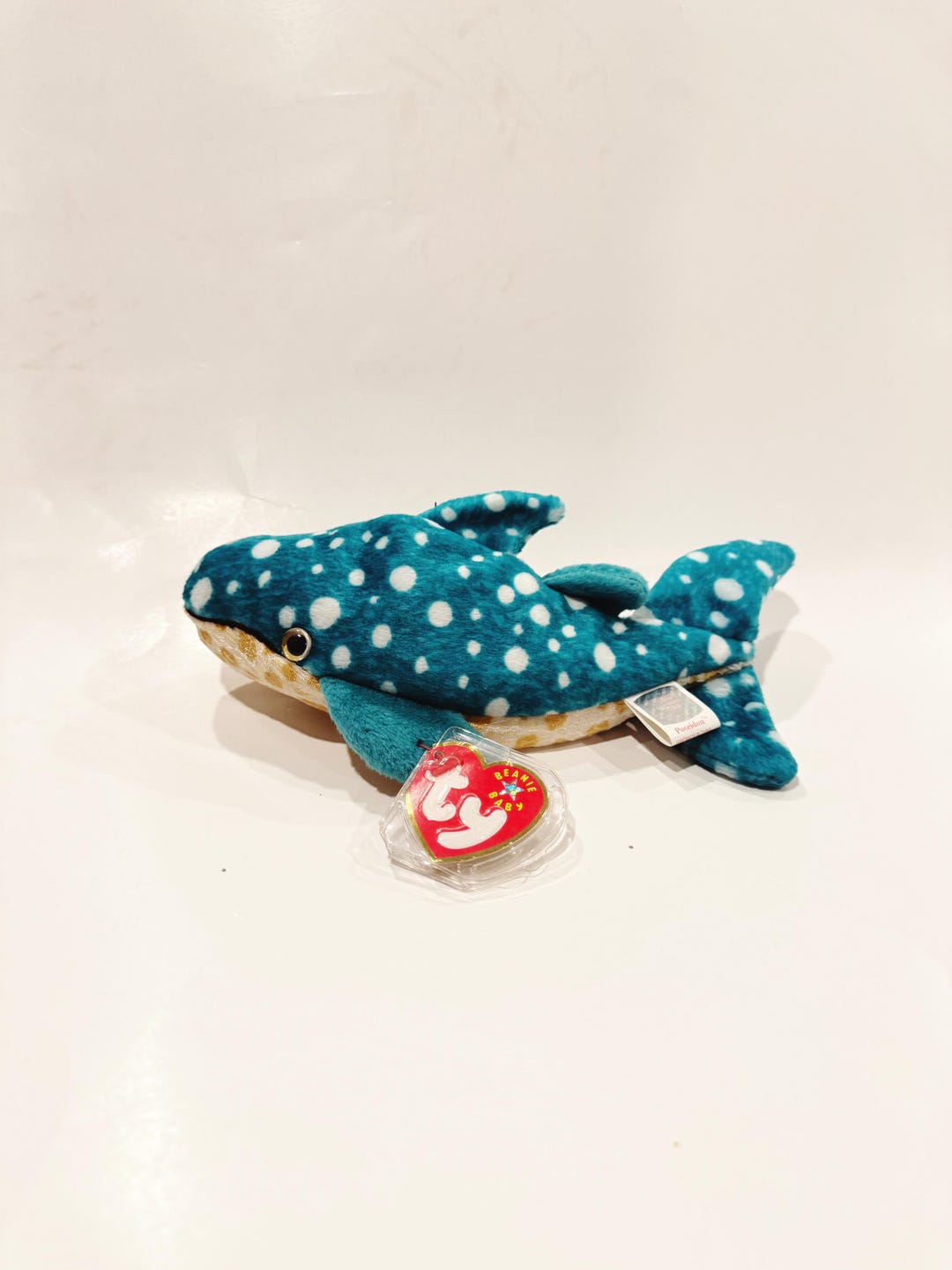 Retired Ty Poseidon Baby Vintage Whale Plush, Retired Collectible Ocean ...