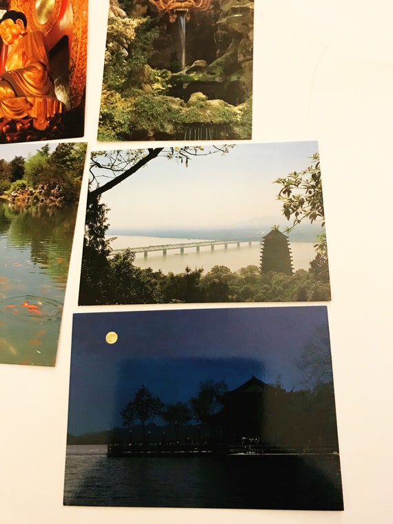 Vintage Travel Postcards Asia