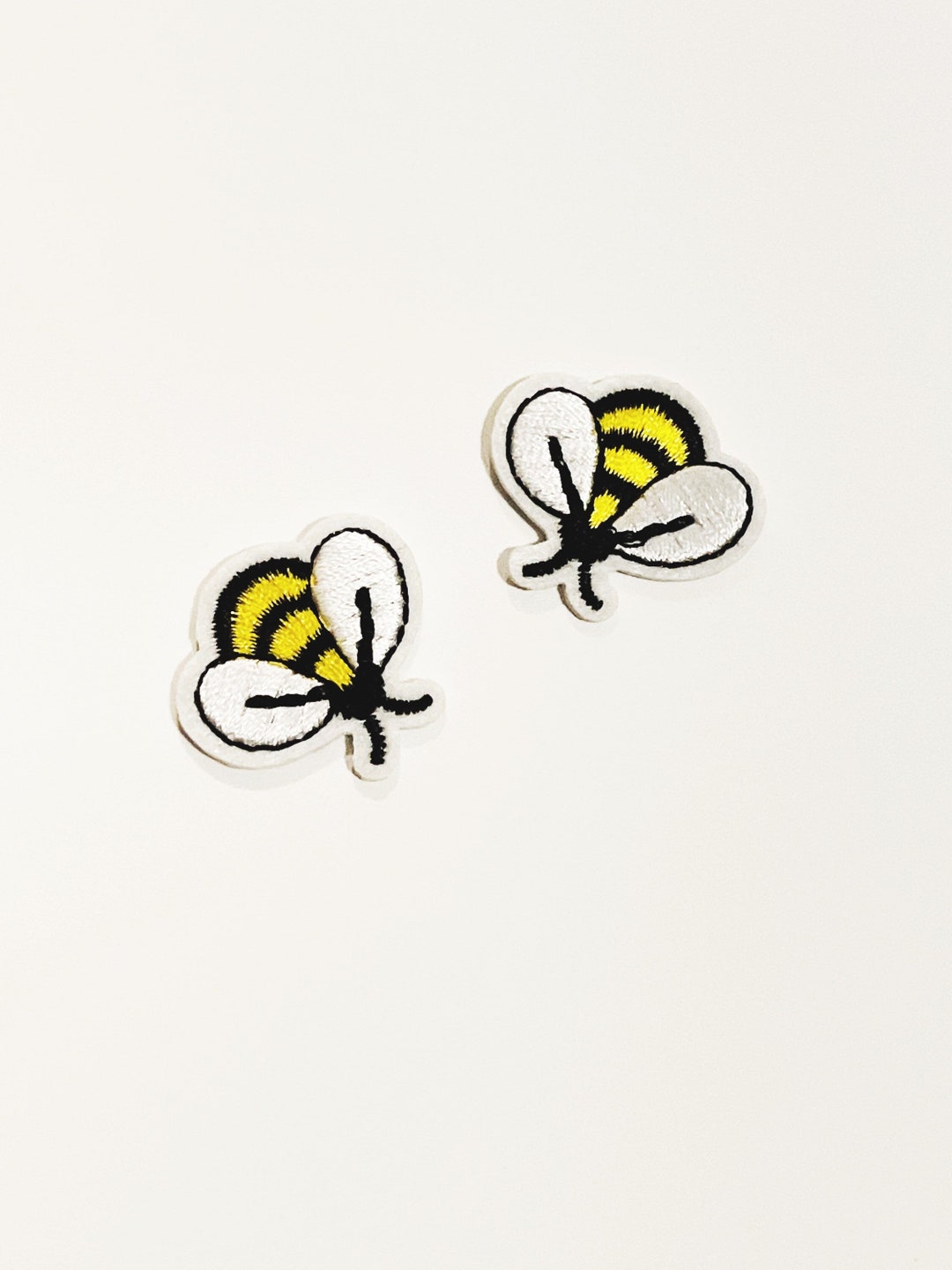 Bumble Bee Patch Set: Retro Iron-on Appliqué (set of 2) - Etsy