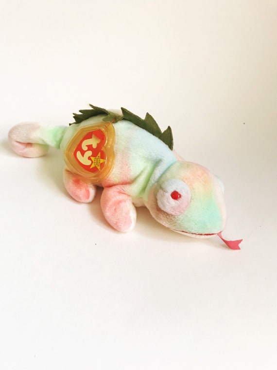 Ty Beanie Baby Collection 1997 Iggy With Hang Tag and Errors - Etsy