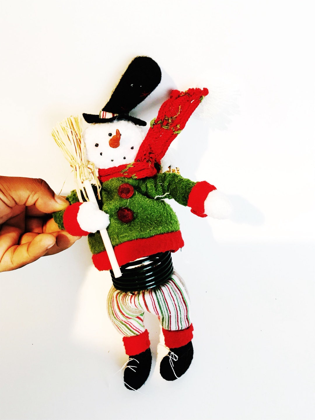 Frosty the Snowman Slinky Holiday Decor Festive Holiday Christmas Decor ...