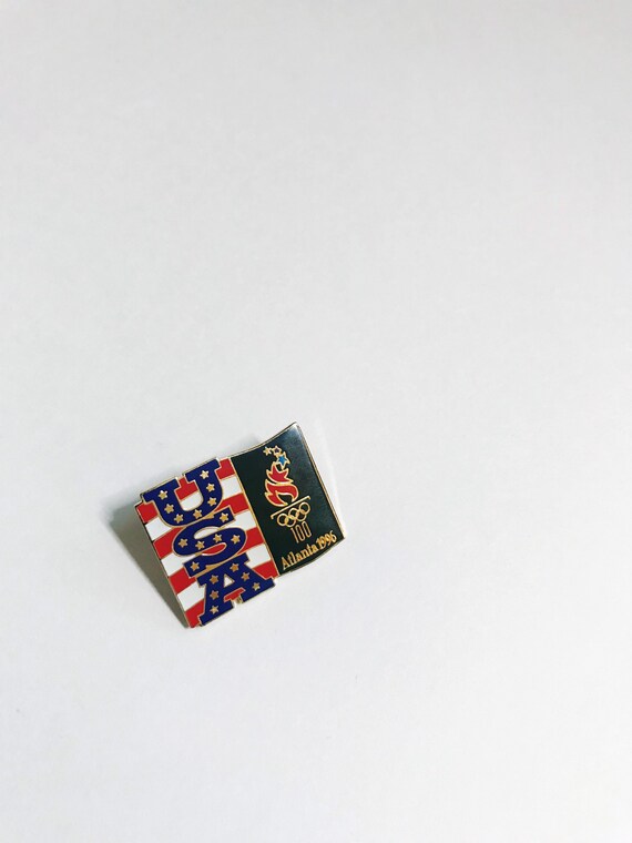 Vintage USA Olympic Pin 1990s Olympic Games Lapel Pin… - Gem