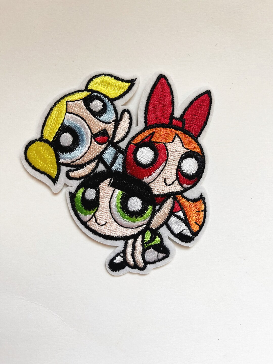 Powerpuff Girls Embroidered Patch: Cartoon Network Iron-on Appliqué (3 ...
