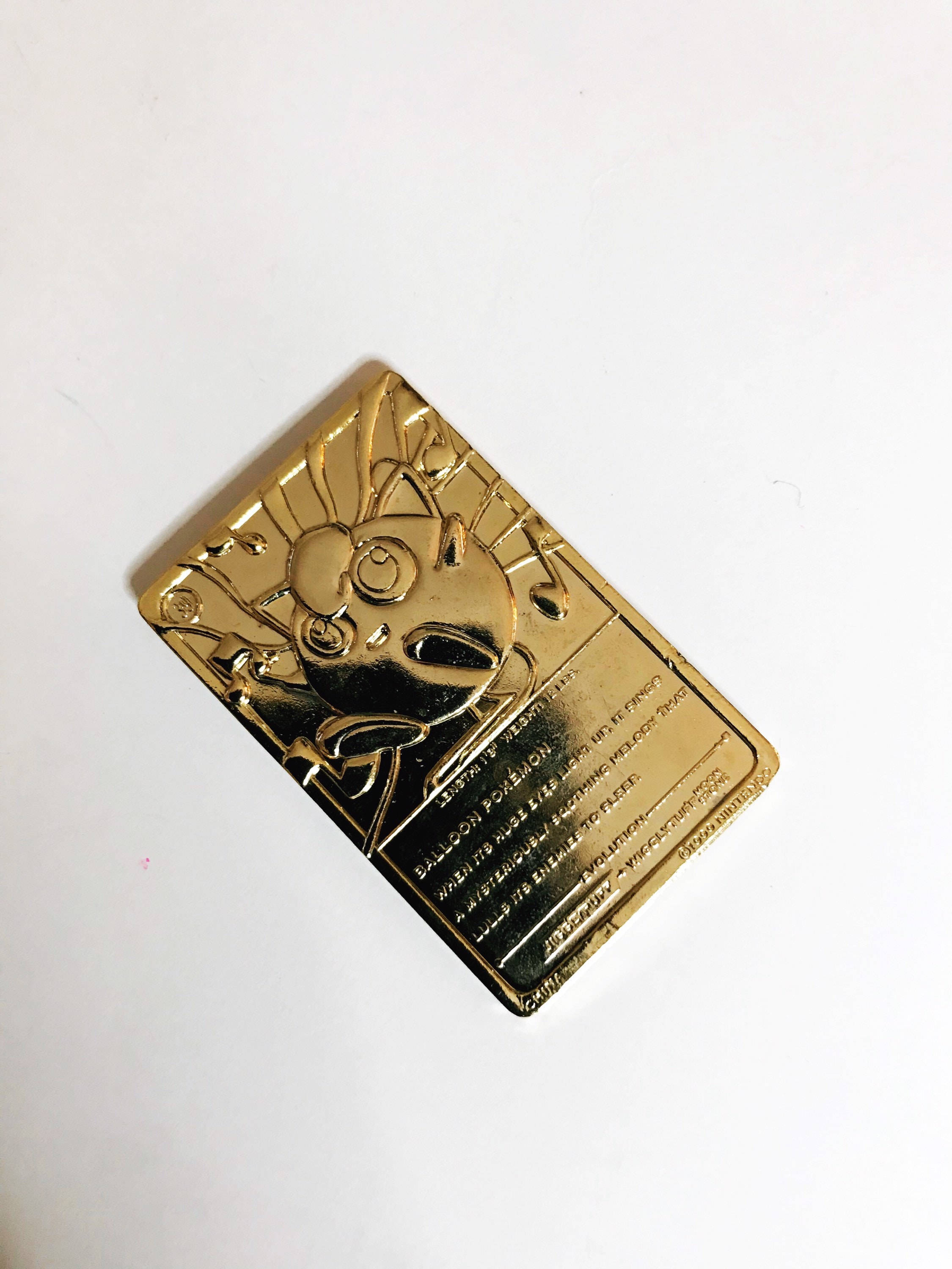 Gold Jigglypuff Card