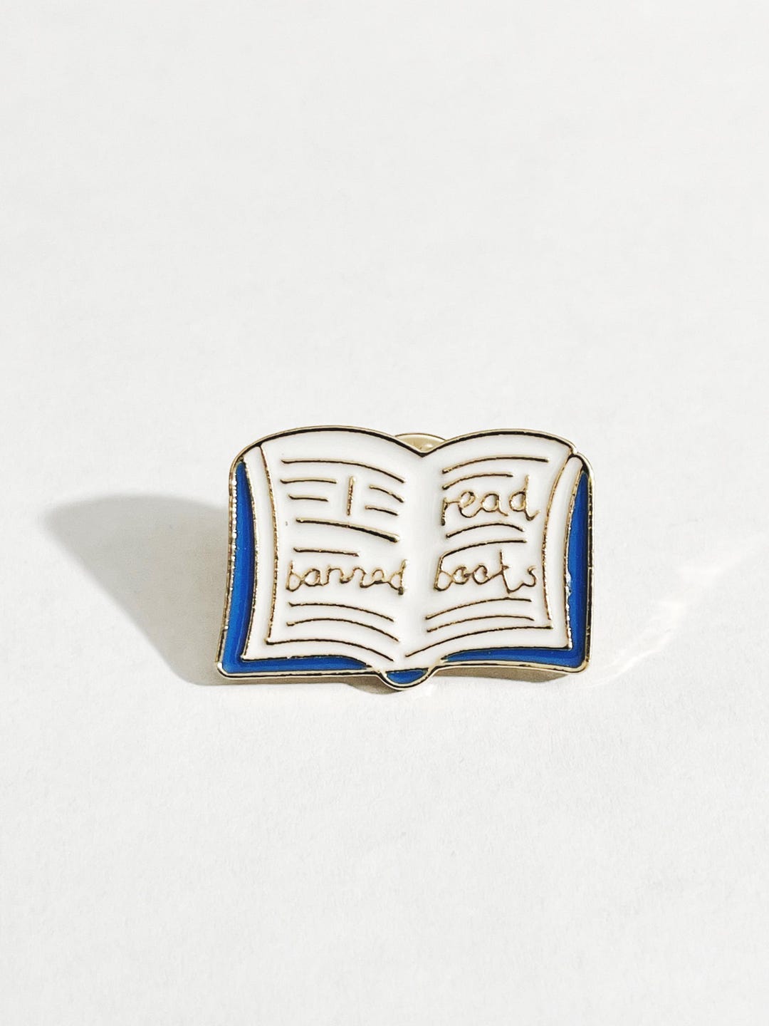 Book Enamel Pin Spell Book Pin Book Lovers Pin Book Club Pin Small ...