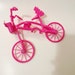 Barbie Doll Bicycle Barbie Pink Plastic Bike With Basket - Etsy