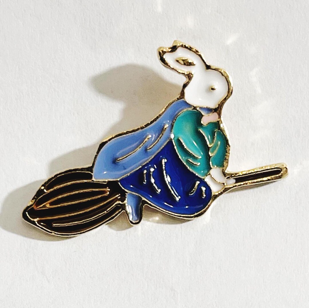 Rabbit Pin Bunny Pin Easter Pin Tie Tack Small Enamel Pin, Shirt Pin ...