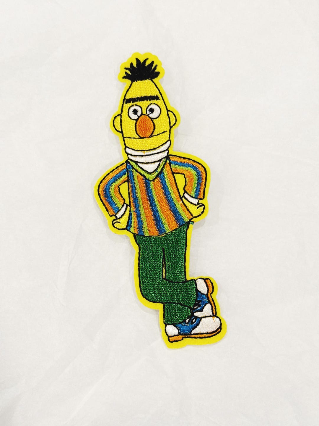 Bert Patch Bert Full Body Embroidered Patch Applique Sew on Iron on Badge Muppet Sesame ...