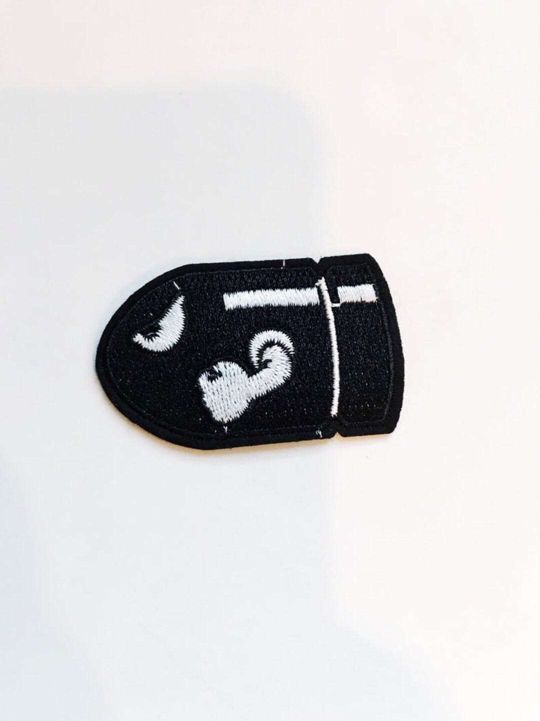 Nintendo Bullet Bill Patch Embroidered Iron on Sew on Badge Applique ...