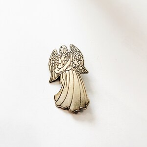 Angel Pin Guardian Angel Lapel Pin Cherub Brooch Pin Small Pin Vintage ...
