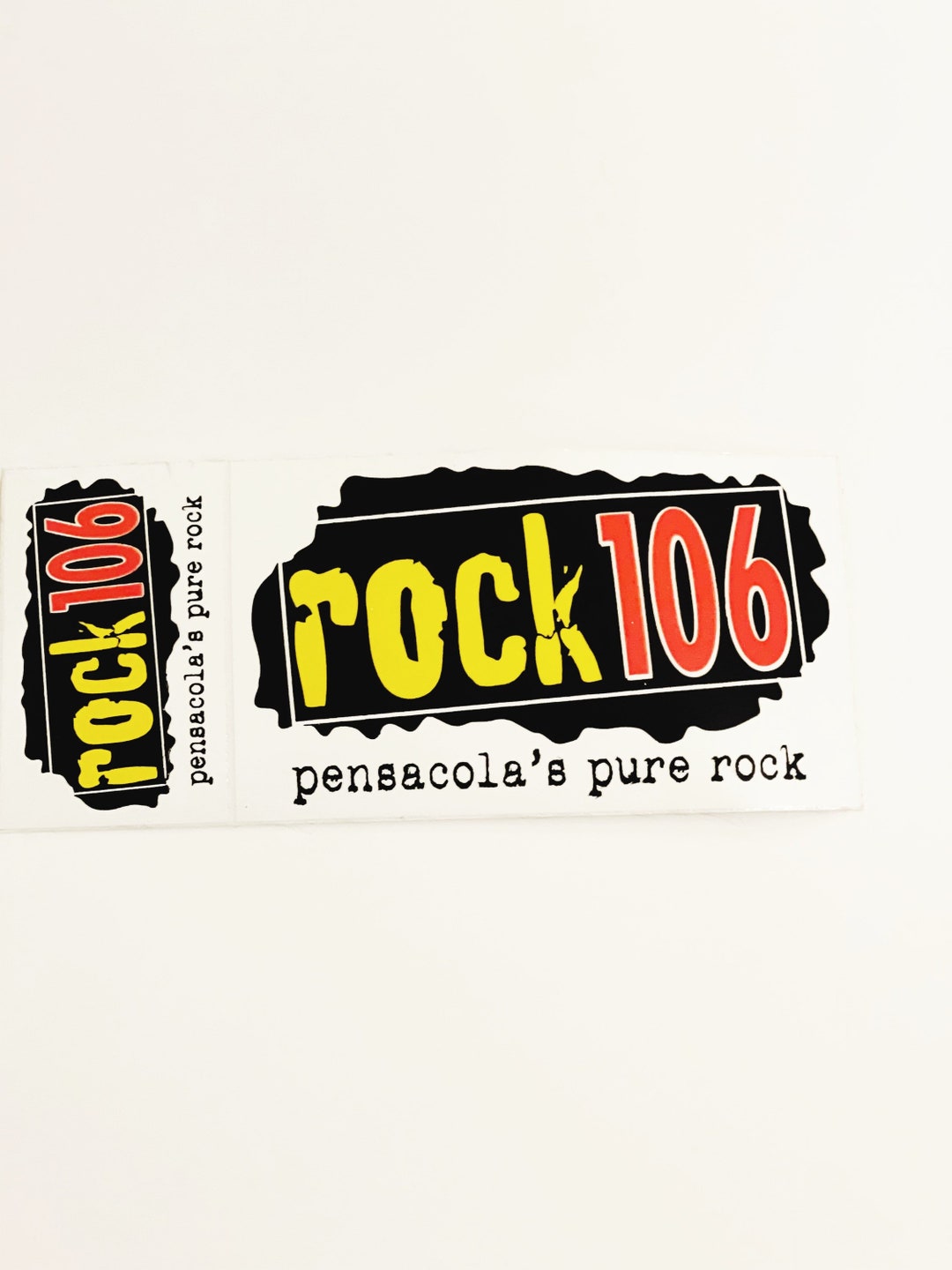 Pure Rock 106 Decal Bumper Sticker Vintage Sticker Retro Stickers ...