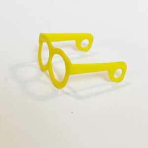 Yellow Doll Glasses Miniature Doll Glasses Toy Sunglasses Spectacles Mr ...