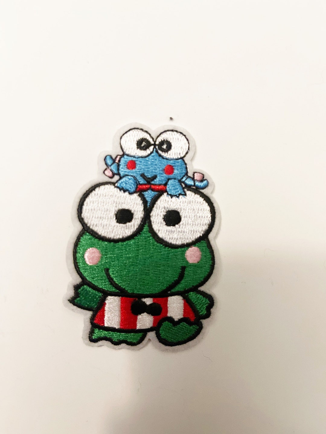 Frog Patch Frog Patches Froggy Character Patches Iron on or Sew on ...