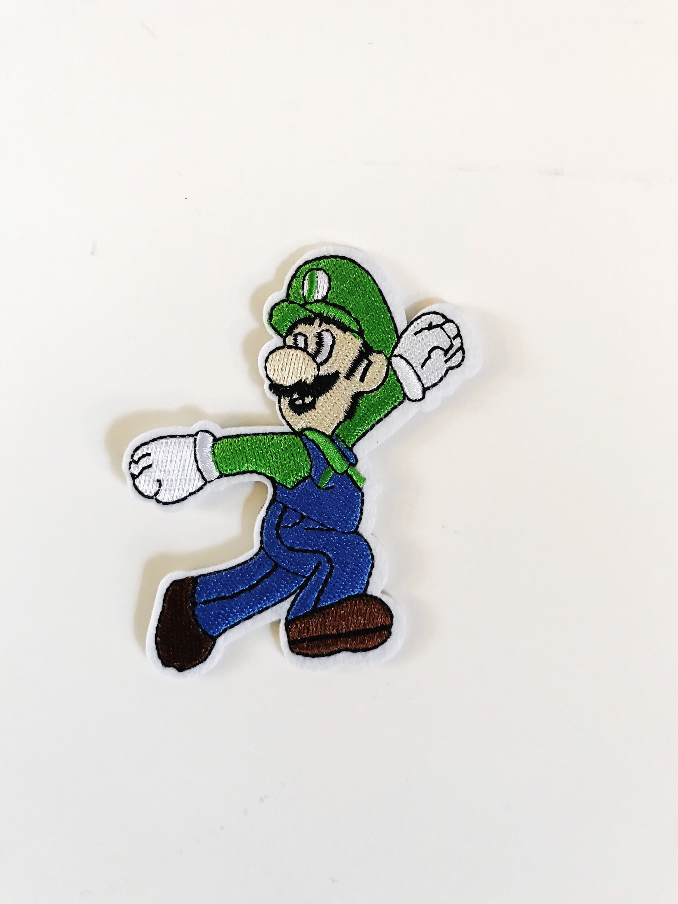 Luigi Iron On Patch Super Mario Inspired Iron On Patches DIY | Etsy