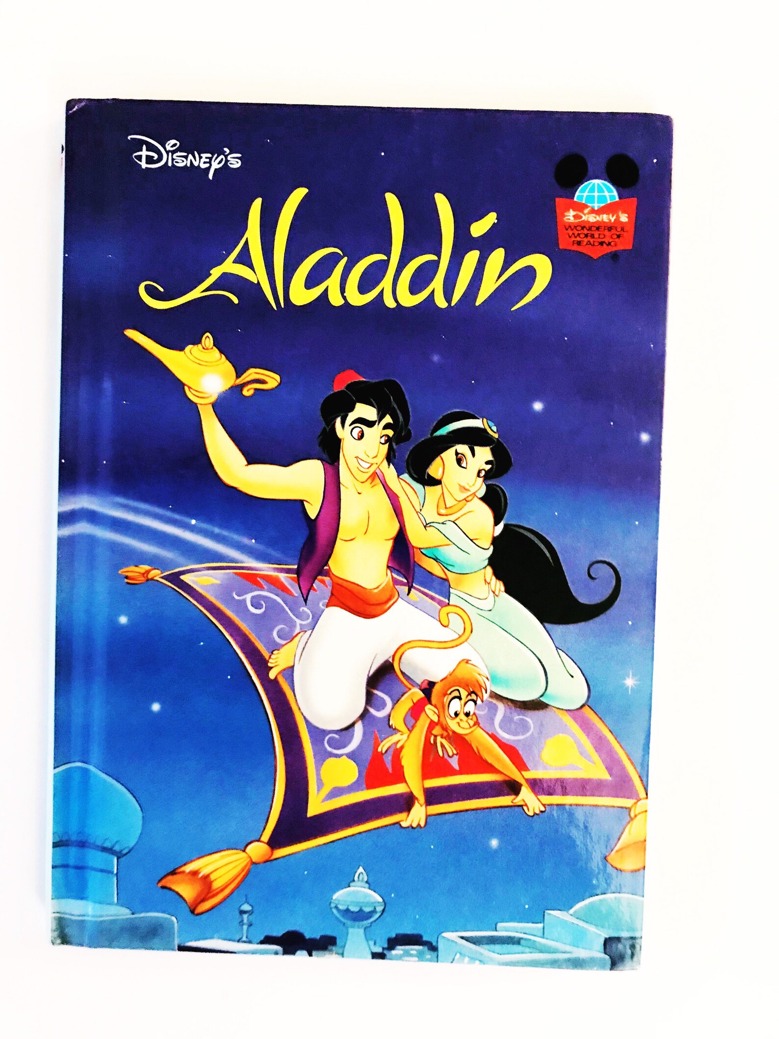 Disney Aladdin 1993 Book Hardcover Disney's Wonderful - Etsy