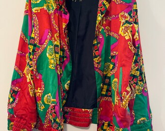 Vintage 90s Print Silk Jacket Saks Fifth Avenue Peter Nygard Vintage 90s Print Silk Jacket Saks Fifth Avenue Peter Nygard
