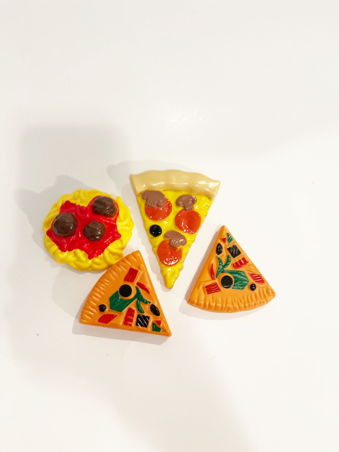Fake Pizza Slices Plastic Pizza Slice Toys Pizza Lot Toy Pizza Pretend ...