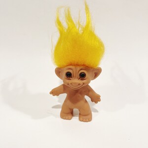 Vintage Orange Haired Troll Uneeda Doll Co Inc Vintage Trolls Toy Retro ...