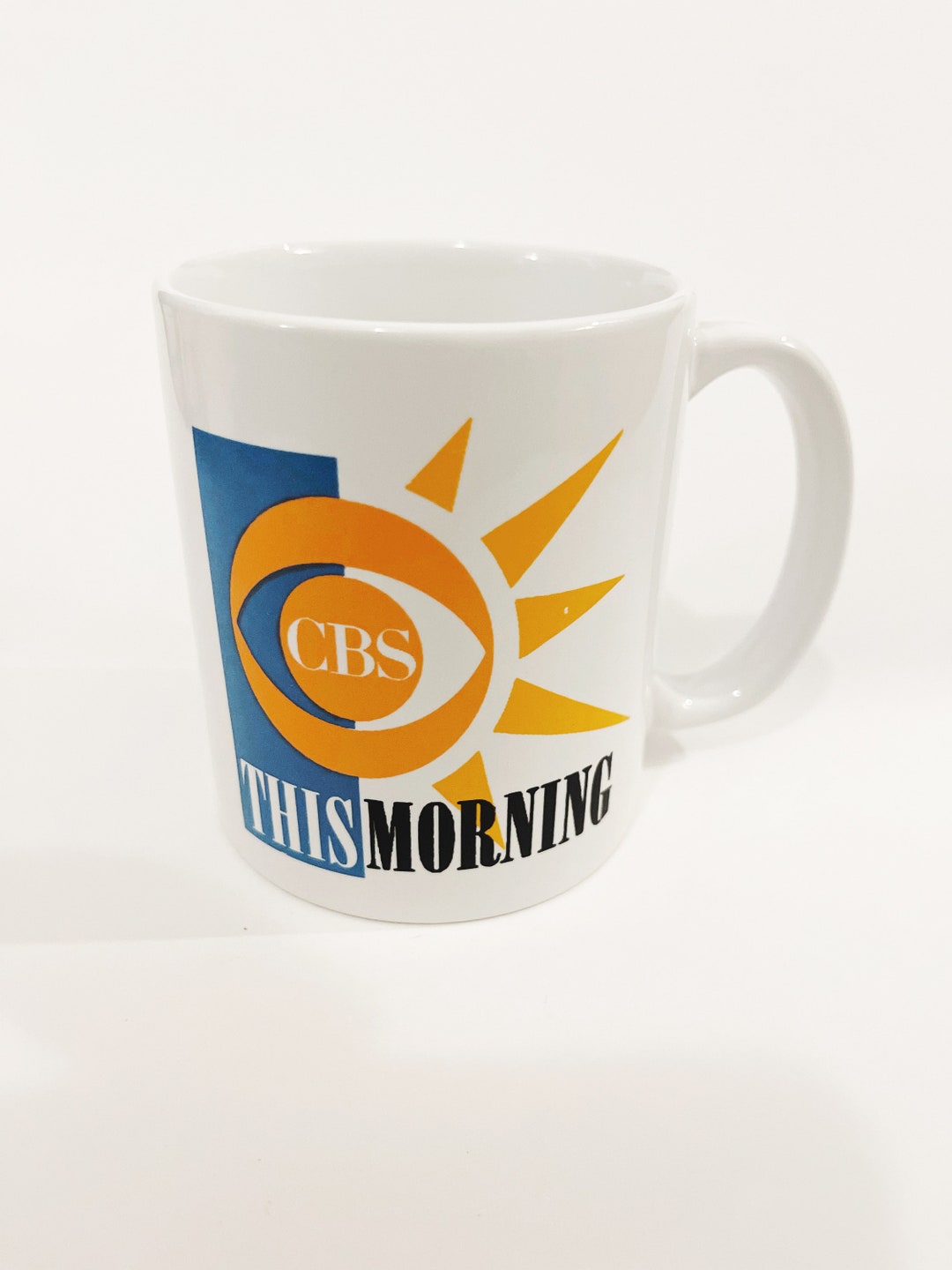 CBS Television Mug News Anchor Cup Good Morning America TV Mug Home ...