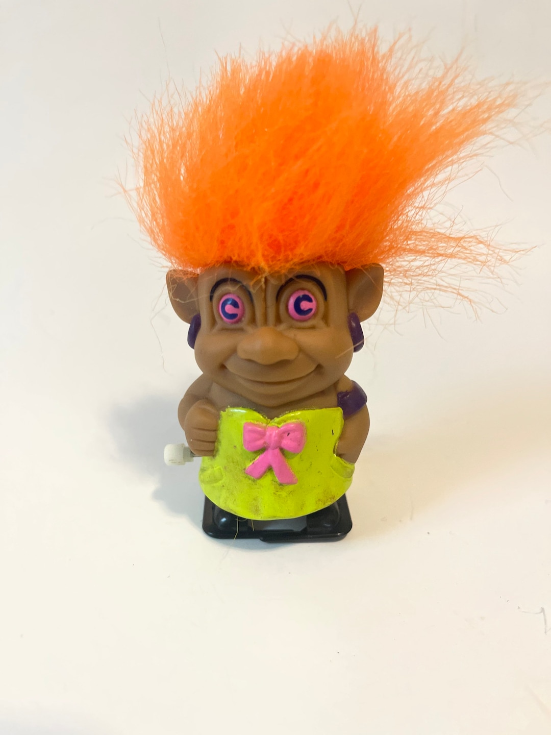 Vintage Orange Hair Troll Doll: 1990s Wind-up Toy (non-functional) - Etsy