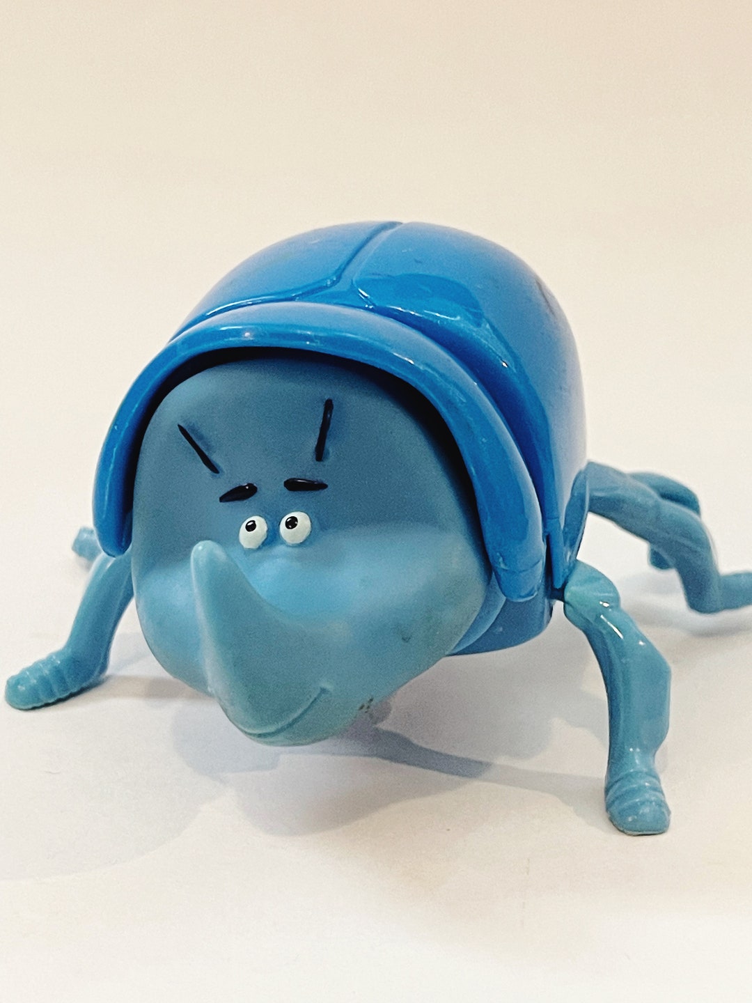 Disney Pixar Bugs Life Blue Beetle Mcdonalds Happy Meal Wind up Plastic ...