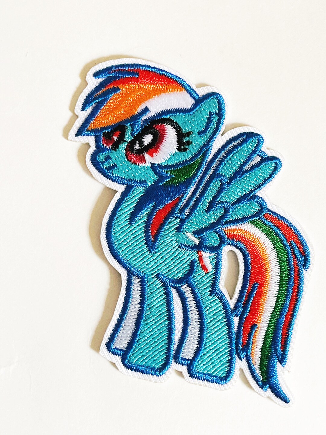 Rainbow Dash Pony Patch Rainbow Unicorn Patch Character Patches Iron on ...