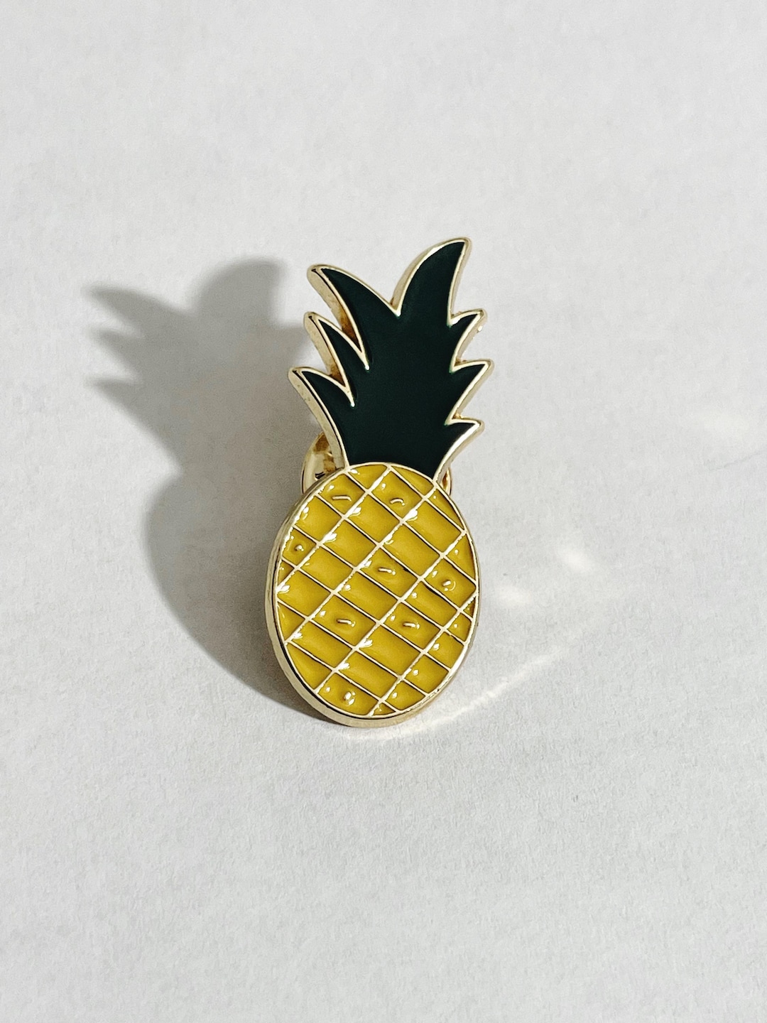 Pineapple Pin Fruit Pin Small Enamel Pin, Shirt Pin, Tie Pin, DIY Shirt ...