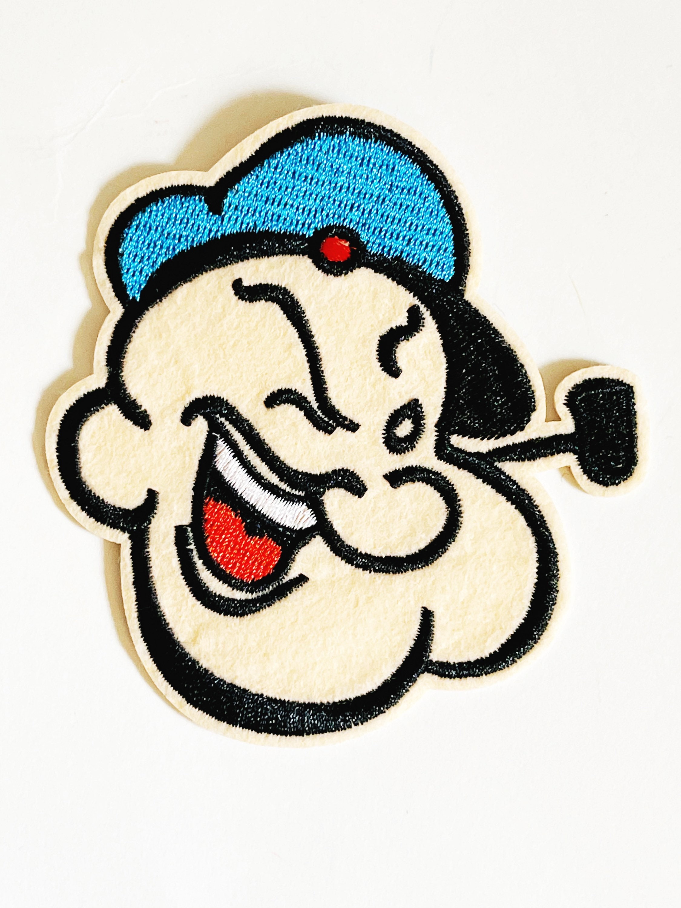 Popeye the Sailor Man Head Shot Embroidered Patch Character | Etsy