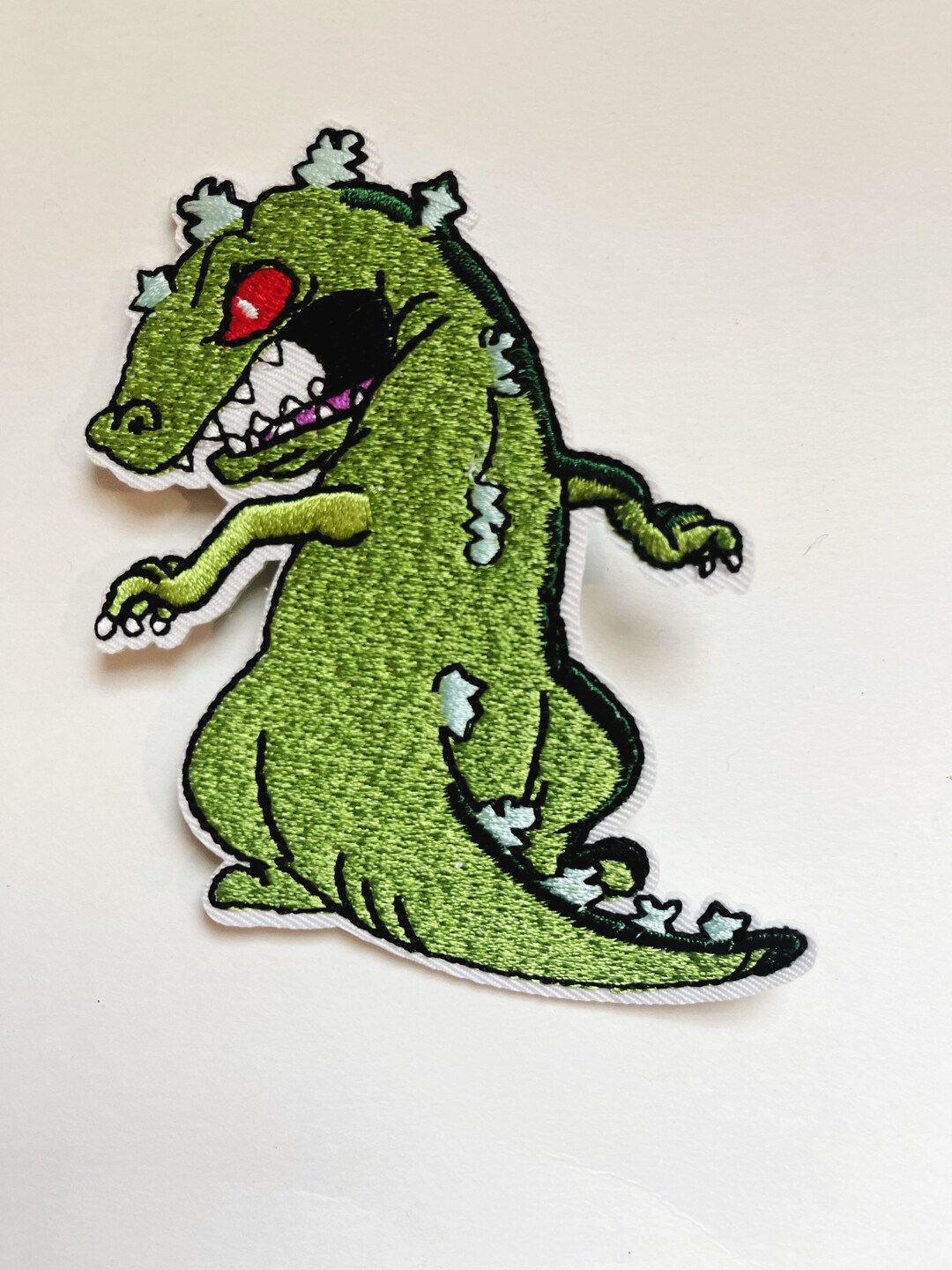 Dinosaur Patch Angry Embroidered Patch Sew on Iron on Applique Patch ...