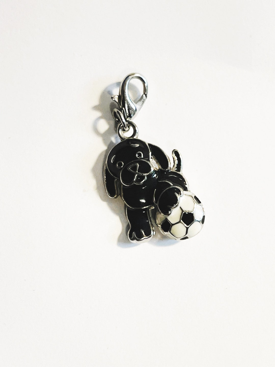 WEBKINZ Collectible Charm Black Labrador Dog Soccer Ball NIP - Etsy