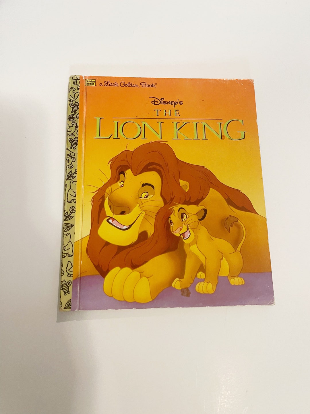 Vintage Book Walt Disney 1994 Lion King Hardback Story Book the Little ...