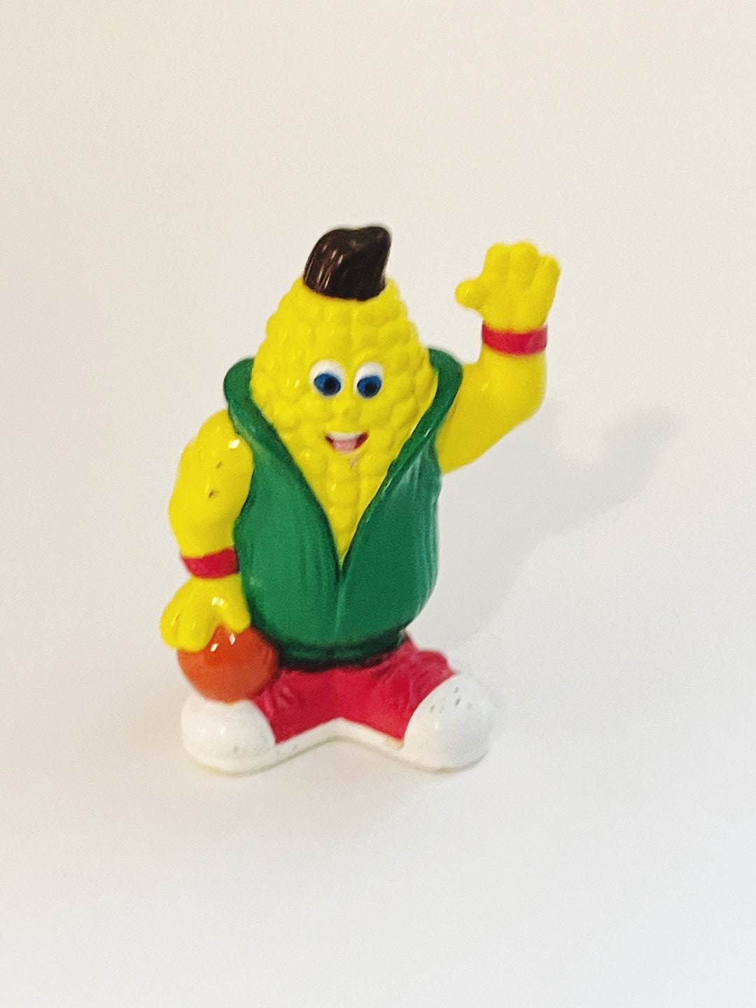 Corn on the Cob Action Figure 1992 Mcdonalds Food Fundamentals Happy ...