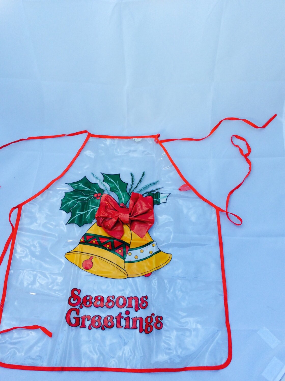 Vintage Plastic Apron - Etsy