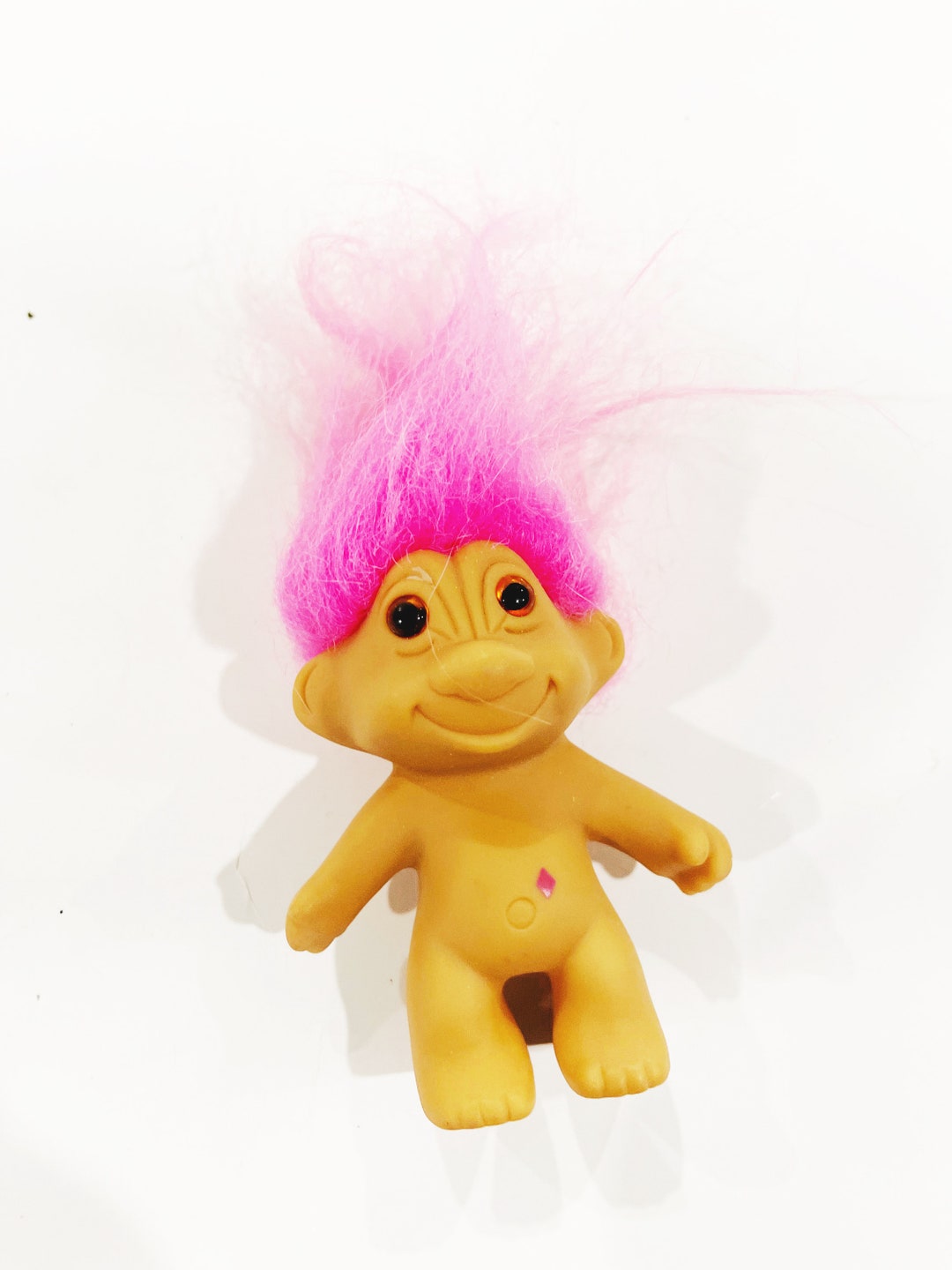 Vintage Pink Hair Troll 1990s Vintage Troll Doll Toy Retro Toys Cake ...