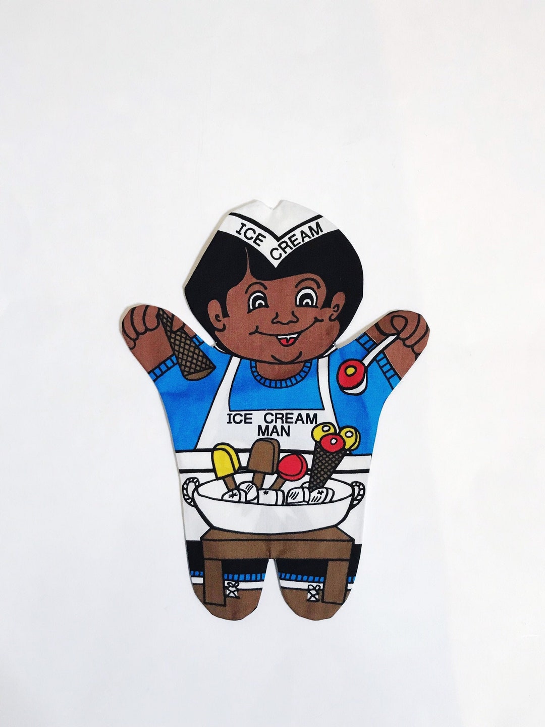 Vintage Dexter Ice Cream Man Hand Puppet: Educational Toy - Etsy