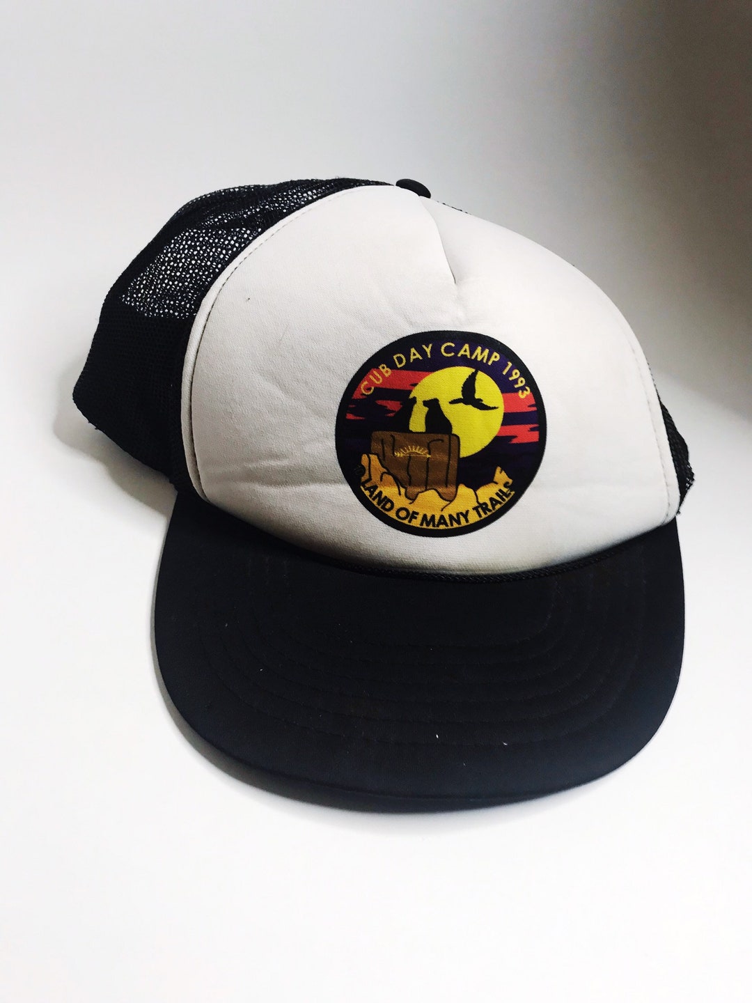 Vintage Summer Camp Trucker Hat Vintage 1990s Hipster Snapback Hat 90s ...