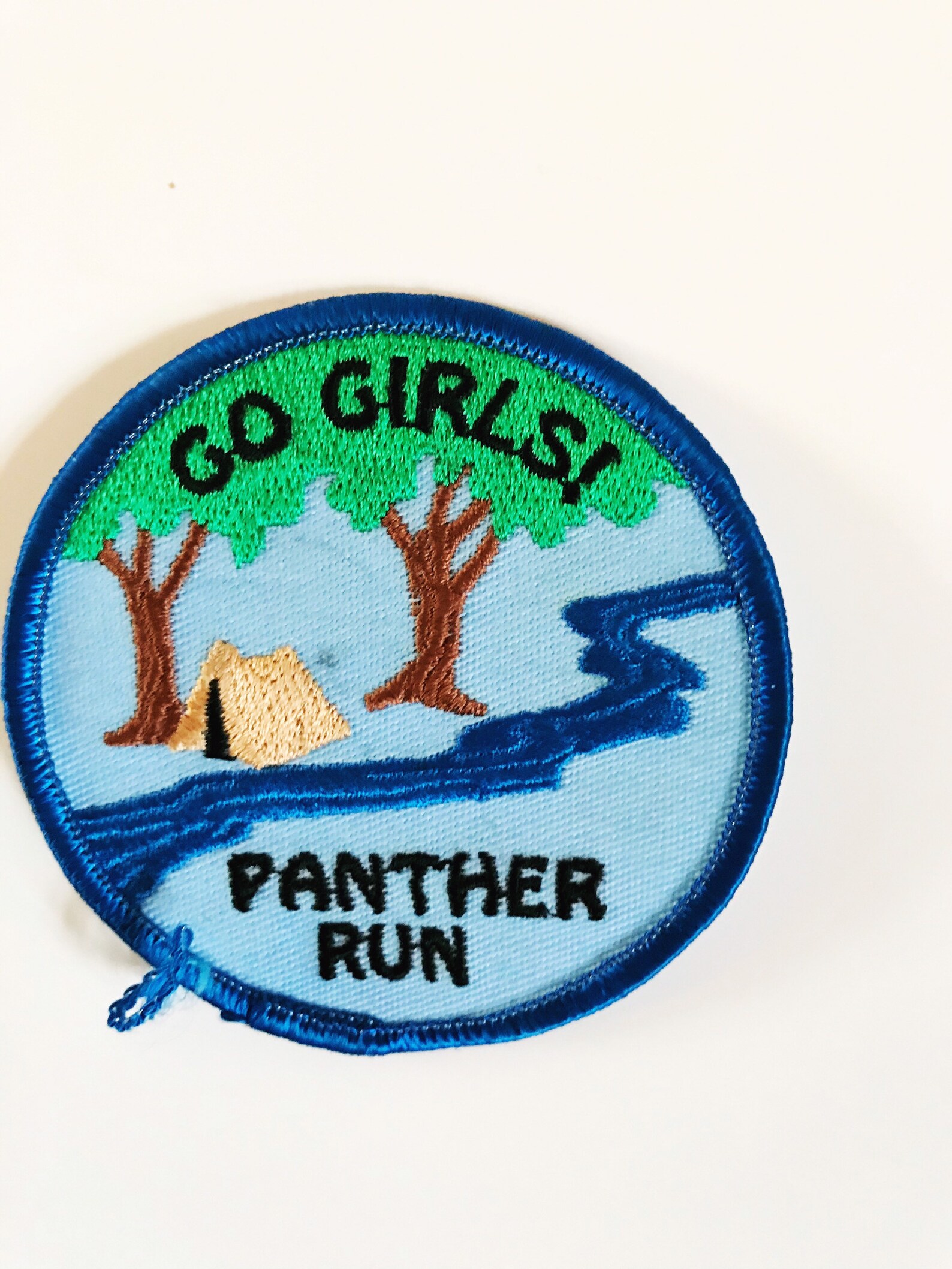 Go Girls Panther Run Girls Scout Patch GS Girl Scout Patches | Etsy