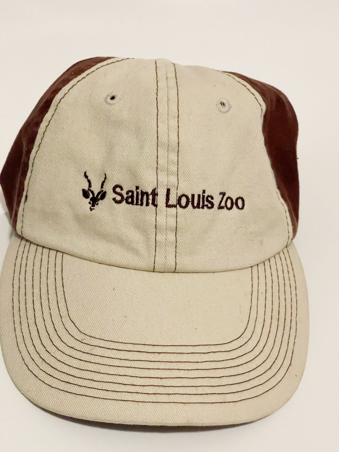 Vintage Saint Louis Zoo Trucker Cap: Beige & Braun Souvenir Cap - Etsy ...