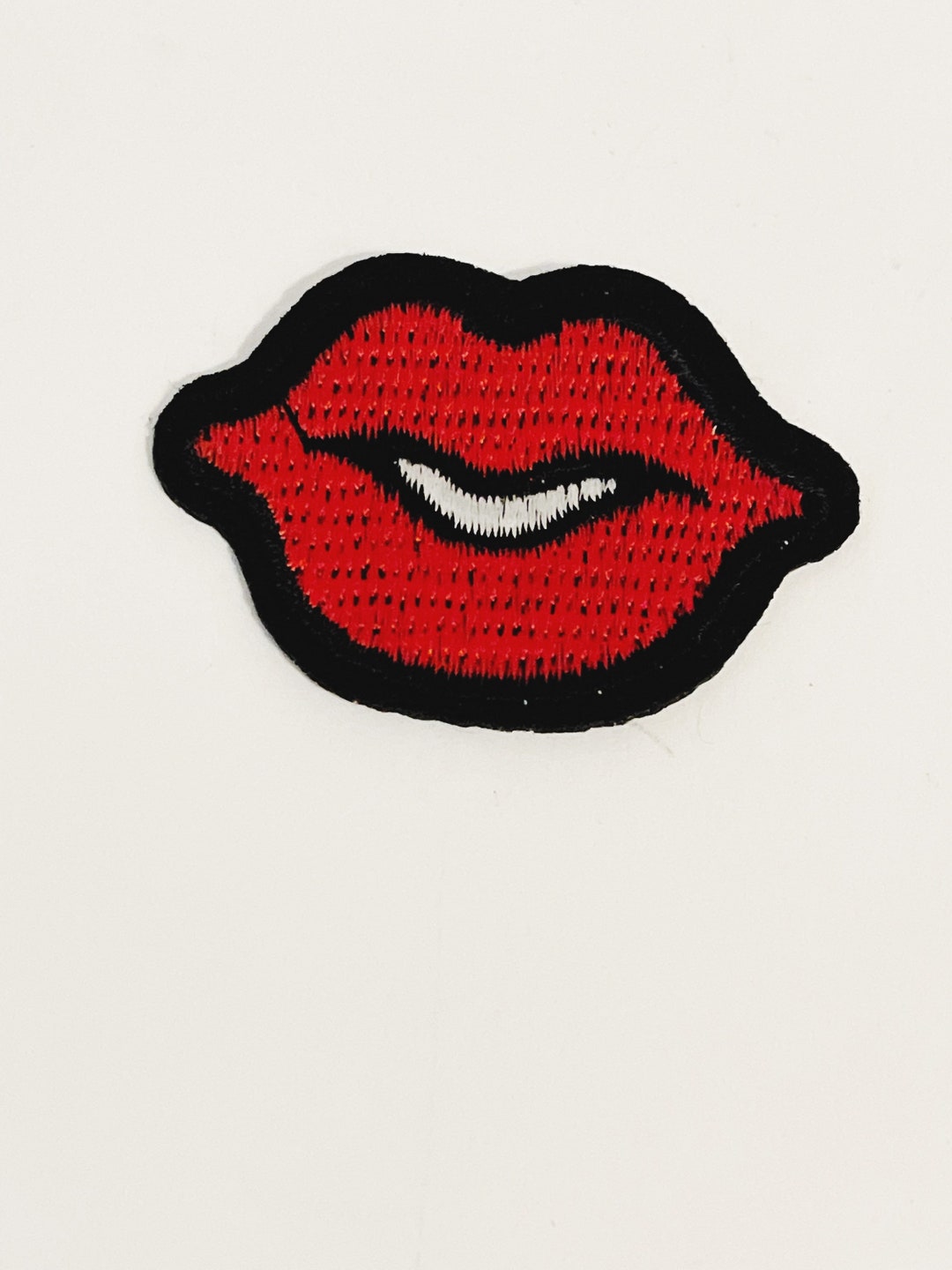 Red Lips Patch: Iron-on Felt Appliqué (1.75" X 1.25") - Etsy