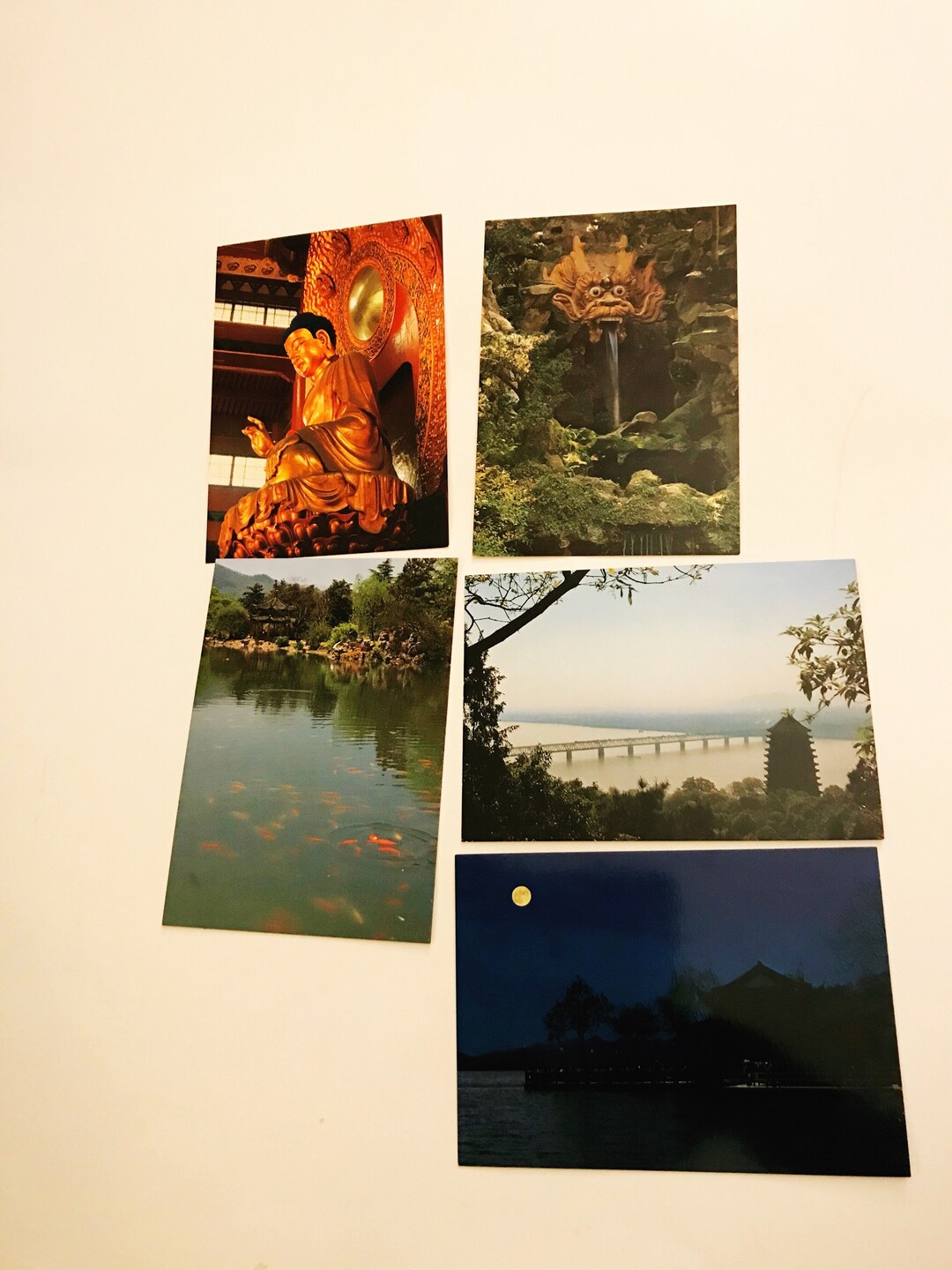 Vintage Asian Landmark Postcards: China Travel Souvenir, Set of 5 - Etsy