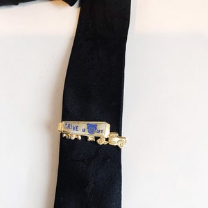 Vintage Semi Truck Tie Clip: Men's Novelty Accessory - Etsy