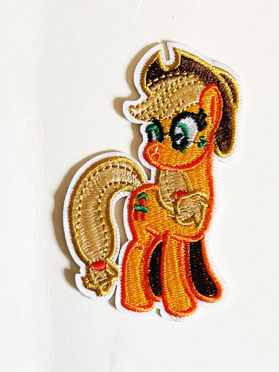Applejack Pony Patch: My Little Pony Iron On/sew on Applique - Etsy